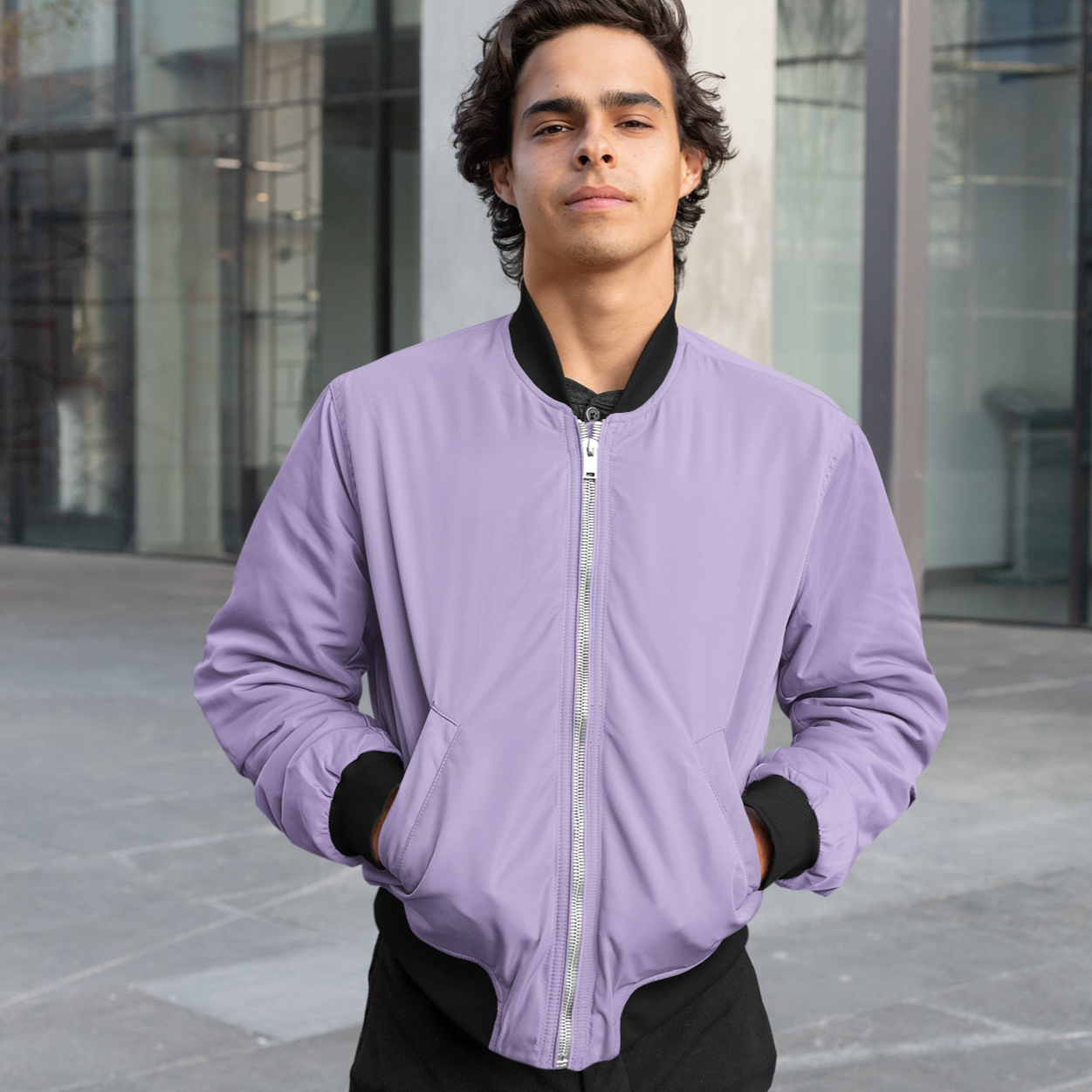 LAVENDER BOMBER JACKET Color – dmonkeyfamily